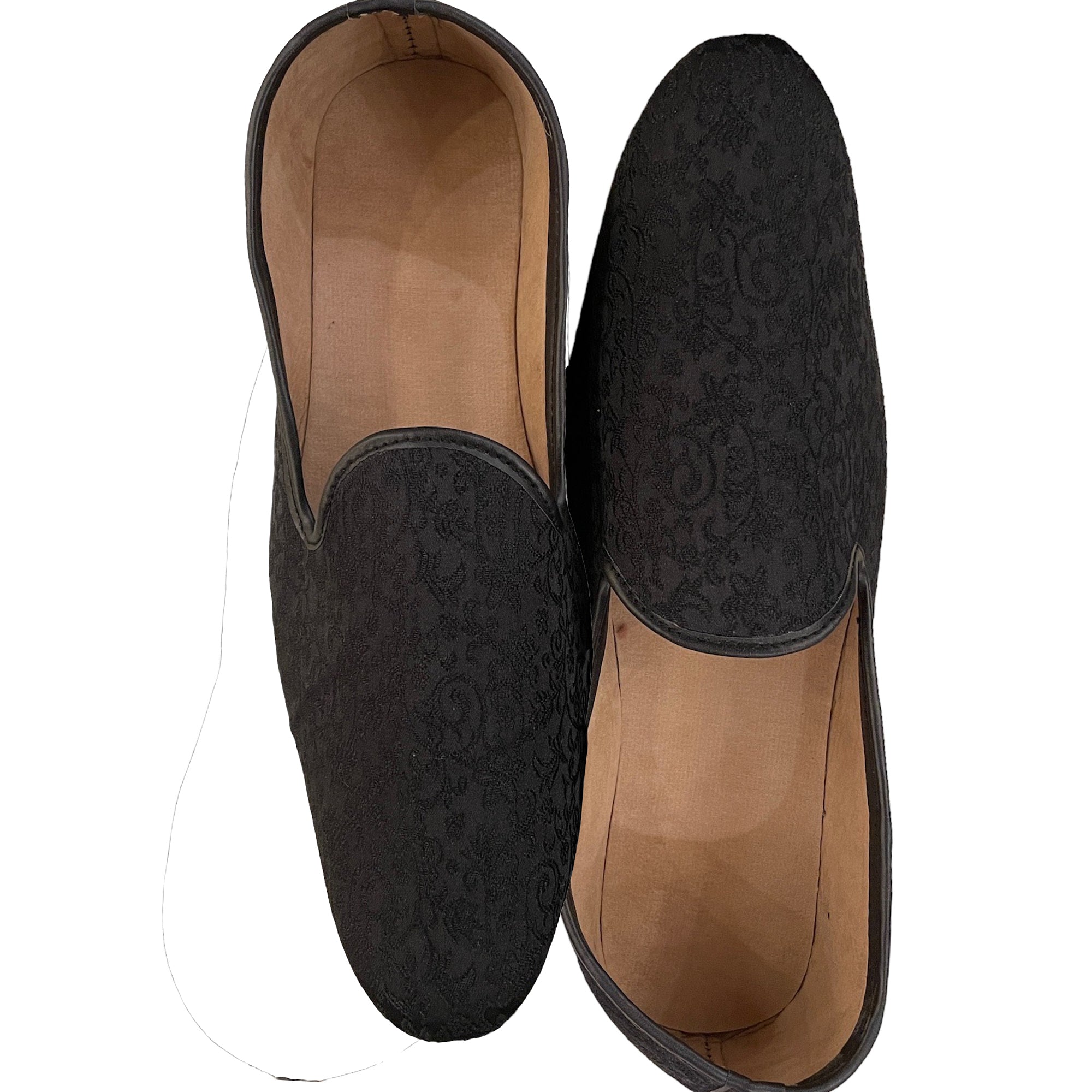 Black Paisley Jacquard Loafer